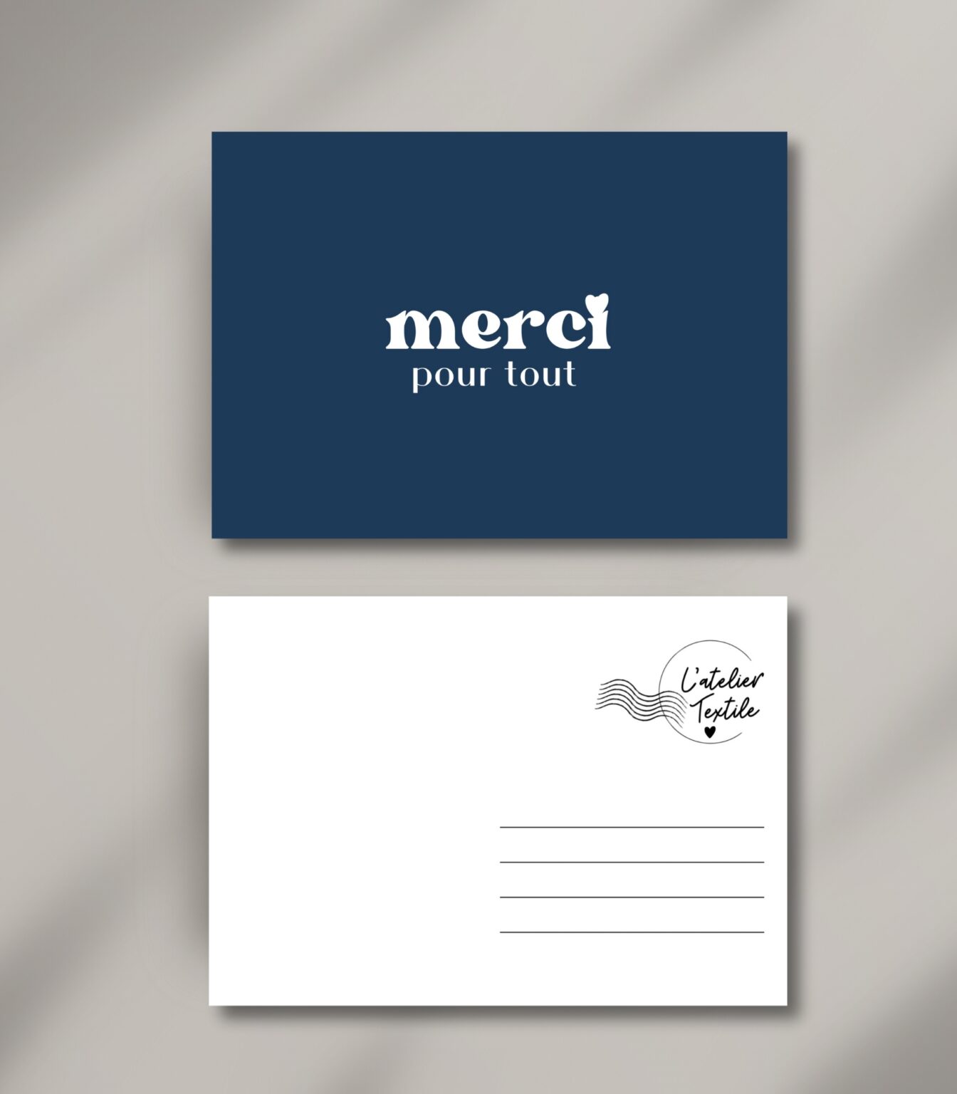Carte Merci pour tout - L'Atelier Textile